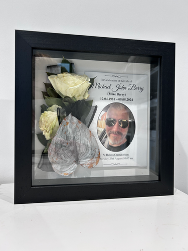 Dried Flower Memorial Sympathy Frame | Frame Your Flowers