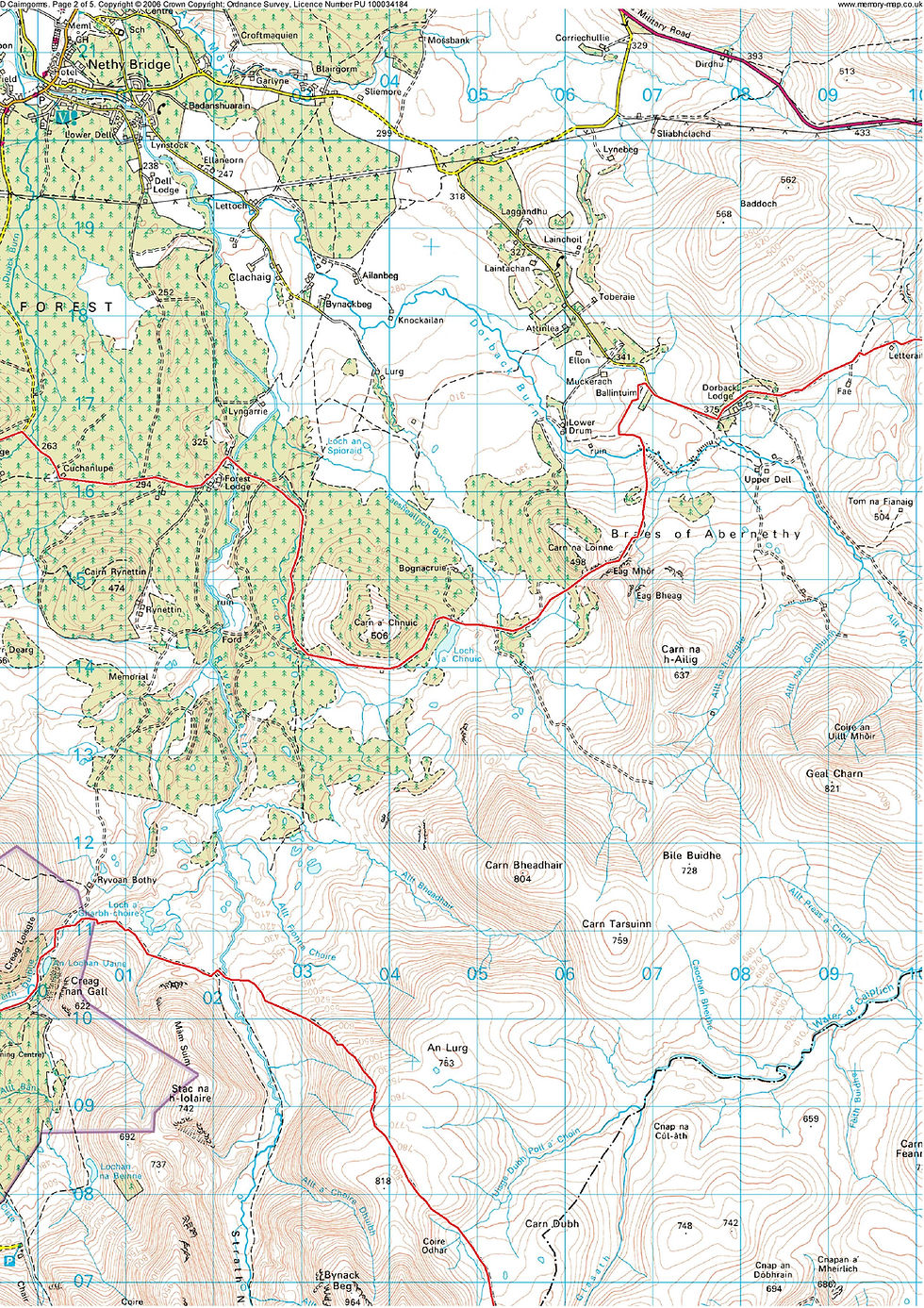 Route Printed Maps | Cairngorms Loop