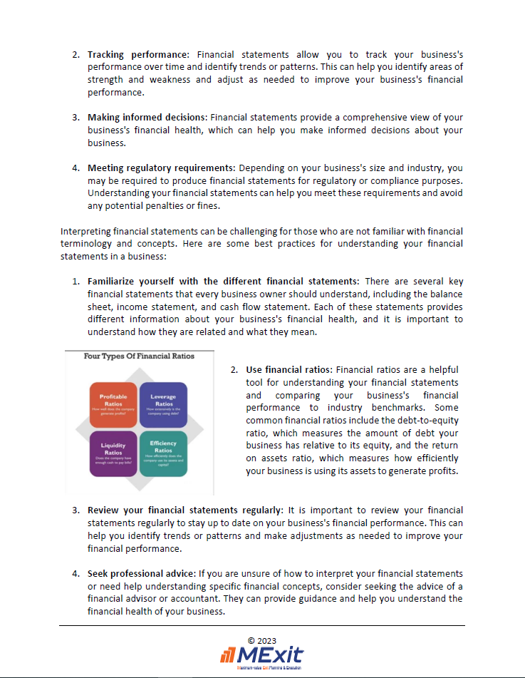 Understanding Your Financial Statements