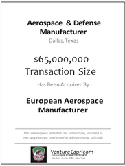 Venture Capricorn, M&A