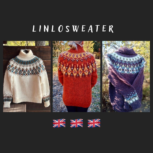 LINLO SWEATER, ENGLISH | Neulova Kettu