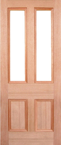 Classic Glass Victorian Timber Entrance Door GD-4VP1 | Windsor Restorations