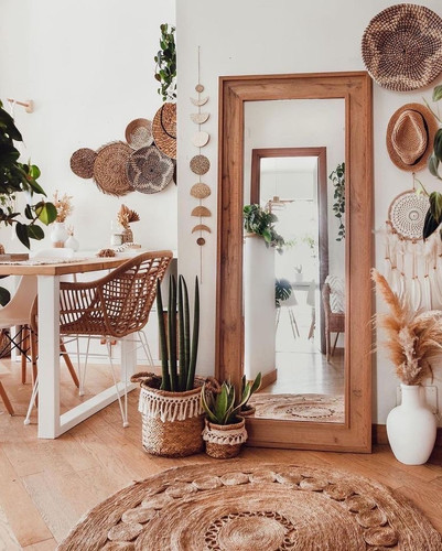 ESPEJO DE PISO - BOHO | Woodstuff Studio