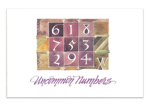 Caligraphic Numerals | kousworkshops
