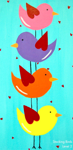 Stacking Birds Canvas Kit | dandd
