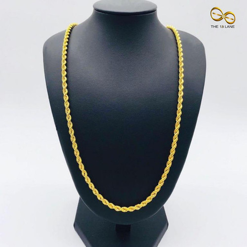 18 Karat Gold Chain - For Men & Women | 18kt Gold Chain 3 Grams | 18K ...