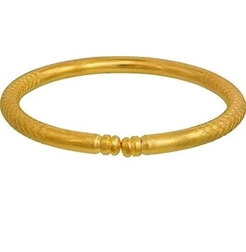 Gold Handmade Kada For Men | The 18 Lane