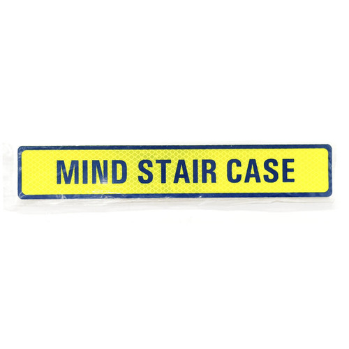 2"x12" Mind Stair Case Label | Li Fong Hardware