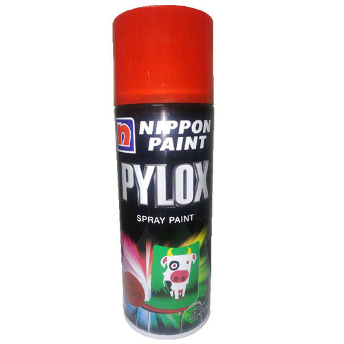 Nippon Paint Pylox Spray Paint 53 Red Oxide 400CC | Li Fong Hardware