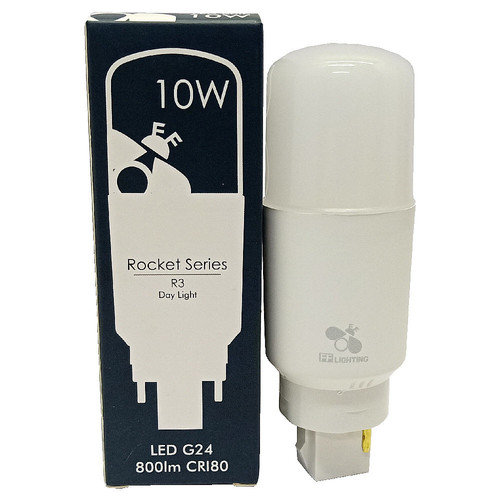 FF Lighting LED G24 PLC 10W Rocket Bulb Day Light | Li Fong Hardware