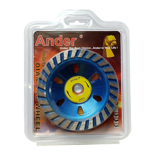 Ander 4'' Cup Diamond Wheel Blue 100x16mm | Li Fong Hardware