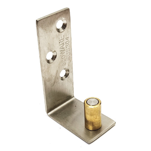 H-BRG03L 3/8'' (10mm) L Shape Brass Guide SS | Li Fong Hardware