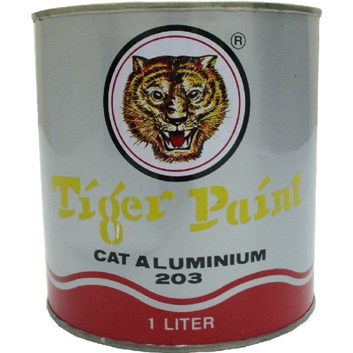 Tiger Brand Paint Cat Aluminium 203 1L | Li Fong Hardware