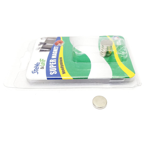 Steve & Leif Super Magnet Disc 12mm Neodymium SL-5106 6PCS (Card) | Li ...