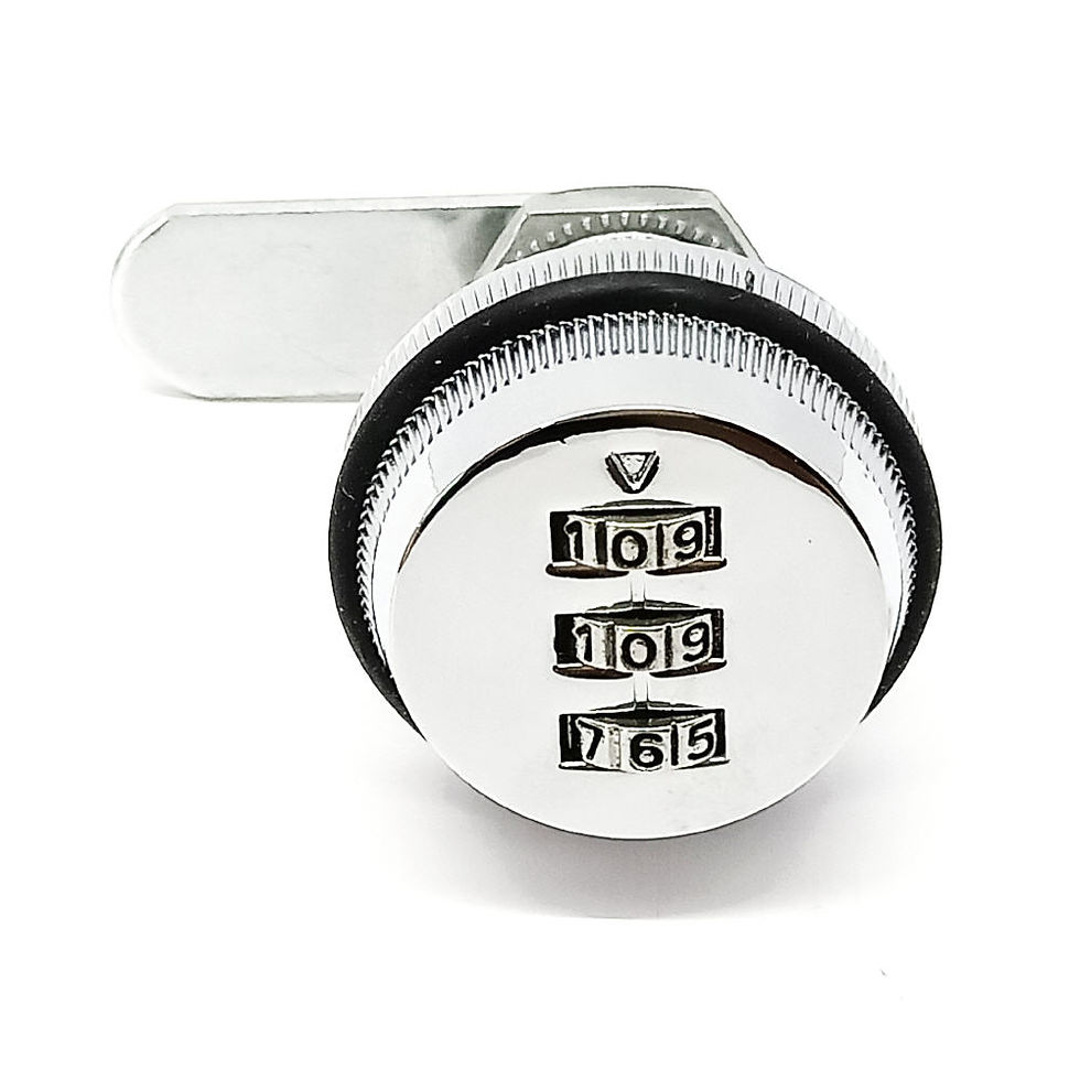 30mm 3 Digit Combination Lock-Chrome | Li Fong Hardware