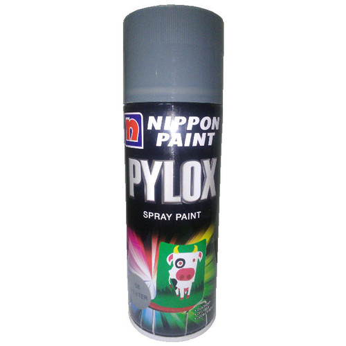 Nippon Paint Pylox Spray Paint 58 Pewter 400CC | Li Fong Hardware