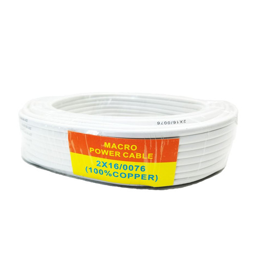 MACRO 2X16 076 White PVC | Li Fong Hardware