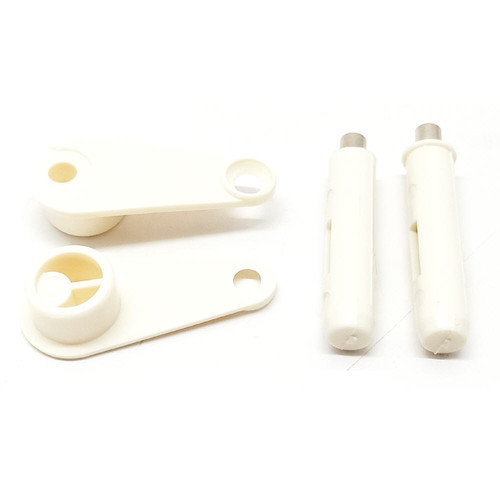 HILP-PV30.WH Lamp White Pivot Hinge 1 Pair | Li Fong Hardware