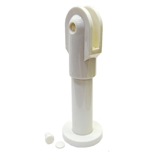 Nylon White Adjustable Toilet Cubicle Leg | Li Fong Hardware