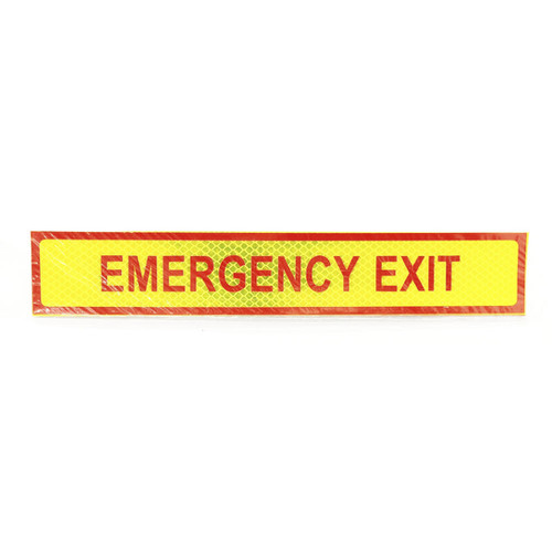2"x12" Emergency Exit Label | Li Fong Hardware