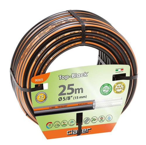 9065 Claber Top Black Hose 5/8" (15MM) x 25M | Li Fong Hardware