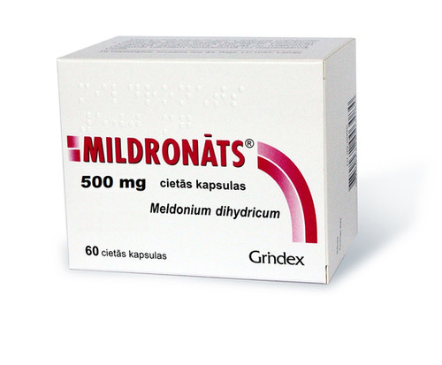 Mildronate ( Meldonium ) 500MG N60 (60 capsules) Original Grindex | Mysite