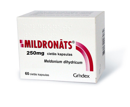 Mildronate ( Meldonium ) 250MG N60 Original Grindex | Mysite