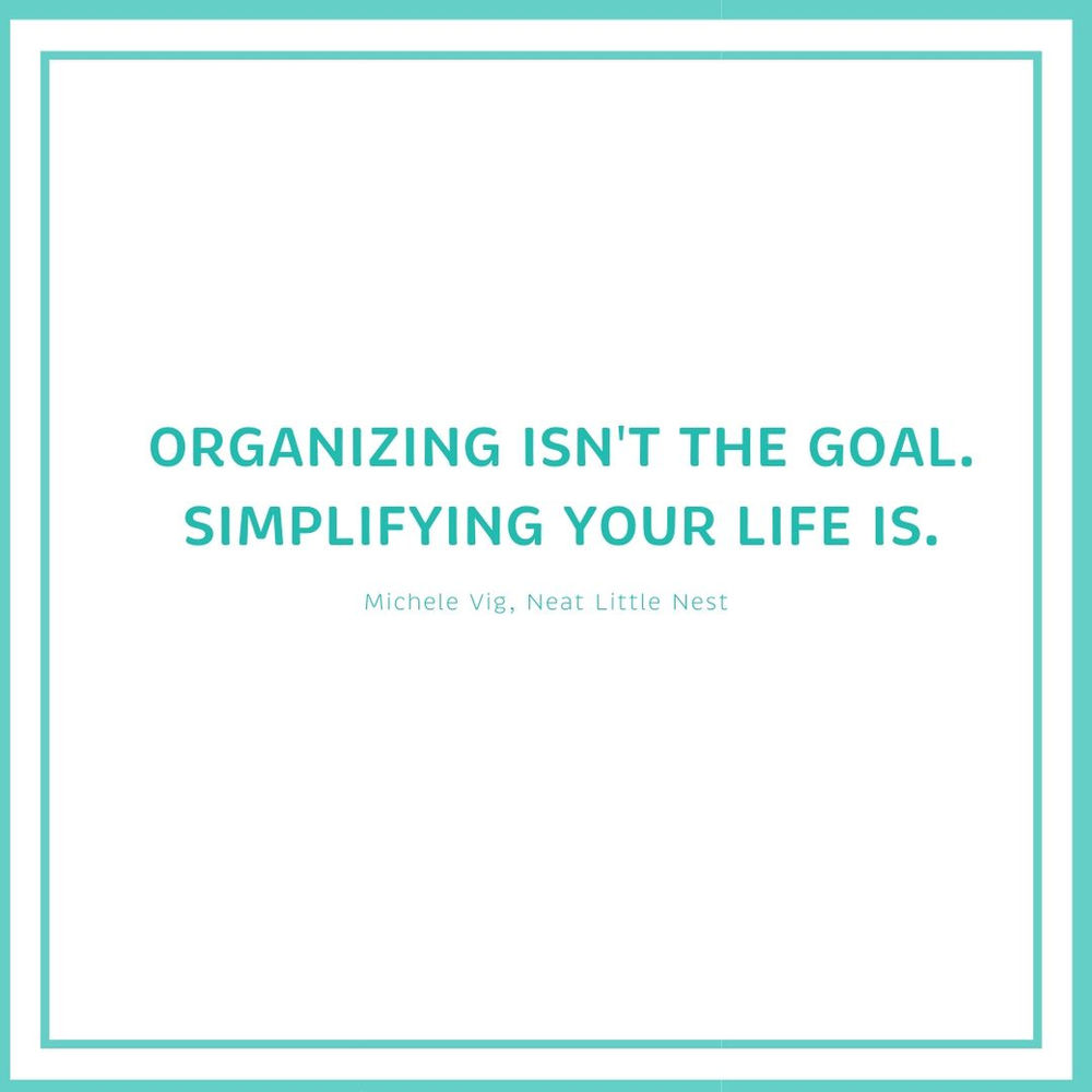 my top 10 organizing quotes + sayings