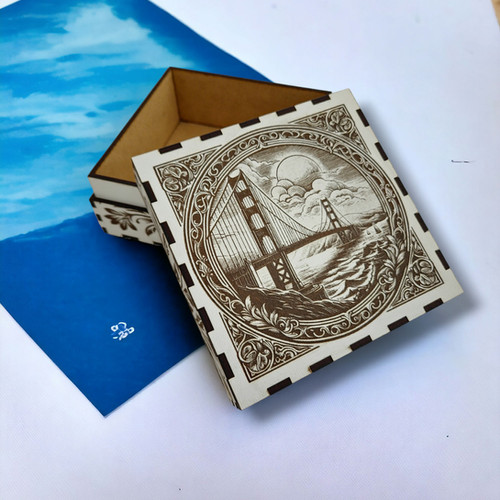 Golden Gate Bridge Box V3 (Digital download file) | YreArt