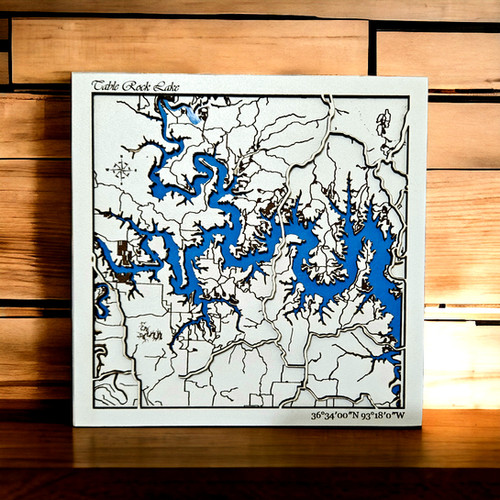 Table Rock lake 3d map (Digital download file) | YreArt