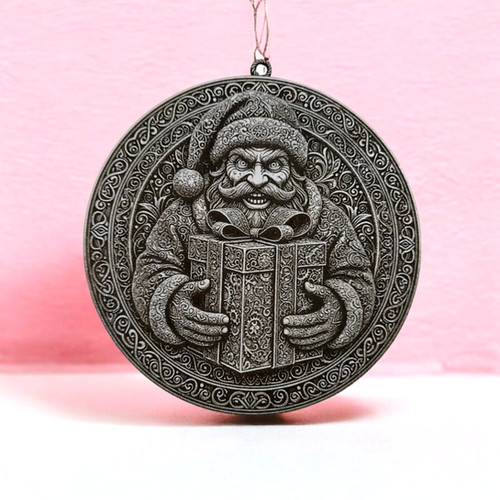 Santa Ornament M1 3D Illusion (Digital Item) | YreArt