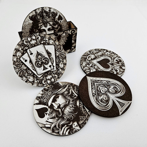 Coasters Spade (Digital download file) | YreArt