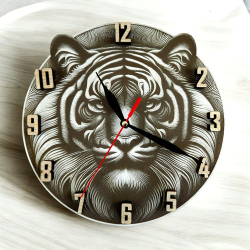 Wall Clock Tiger (Digital file) | YreArt