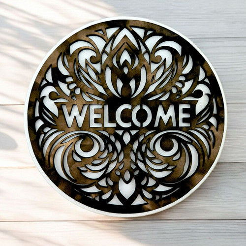 Welcome Sign Circle (Digital download file) | YreArt