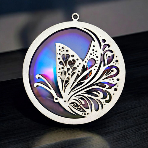CD/DVD Upcycling Decor Butterfly (Digital download file) | YreArt