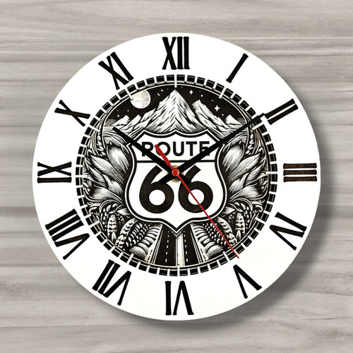 Route 66 Wall Clock SV (Digital download file) | YreArt