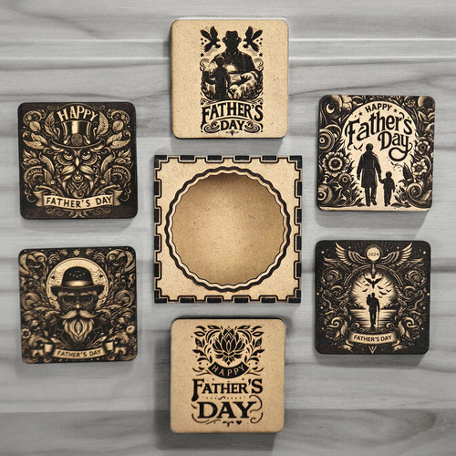 Coasters Father (Digital download file) | YreArt