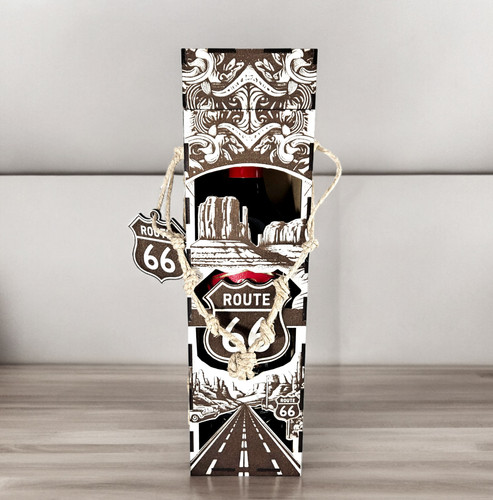 Bottle Box Route 66 (Digital download file) | YreArt