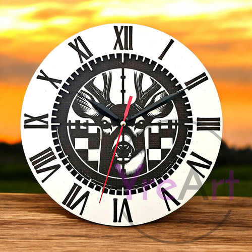 Hunter Clock A1 (Digital download file) | YreArt