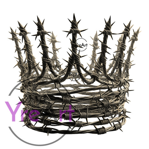 Barbed Crown 3D Illusion YreArt (Digital Item) | YreArt