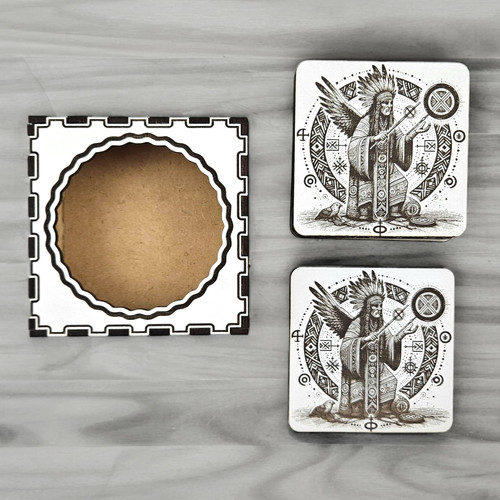 Coasters Shaman (Digital download file) | YreArt