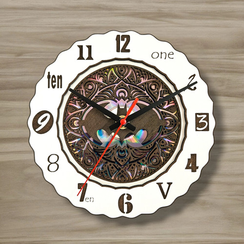Wall Clock Bat CD/DVD (Digital download file) | YreArt