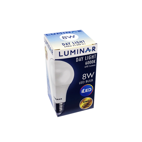 หลอด LED BULB LUMINAR 8W DAYLIGHT | Lamp and Light