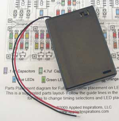 Battery Holder for Surface Mount Practice Kit | appliedinspirations
