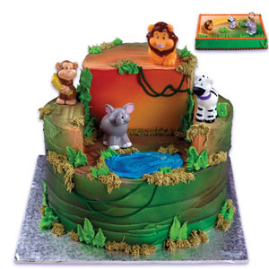 ZOO ANIMALS CAKE | Wonder Bakery