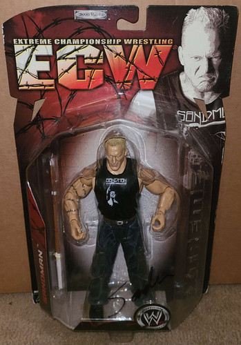*AUTOGRAPHED* SANDMAN - ECW Extreme Series 1 Figure | Funkenstein