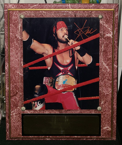 X-Pac aka 1 2 3 Kid - Autographed Plaque - Photo By Scott Finkelstein ...