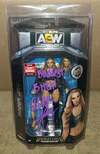 *AUTOGRAPHED* ANNA JAY : 1 OF 5000 CHASE : AEW Unmatched Series 3 - *w ...