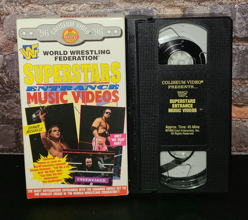 WWF - Superstars Entrance Music Videos - Coliseum Video VHS | Funkenstein