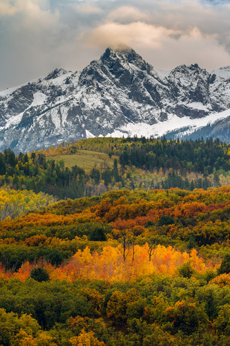 San Juan Mountains Vertical Autumn Photo | Colorado Fall Colors ...